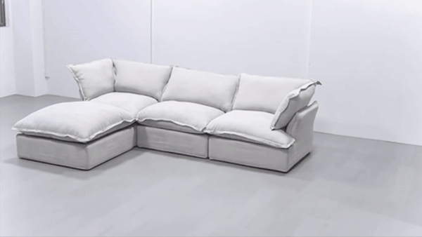 Modular Luxe 3-Seater Sectional in White – JUNO